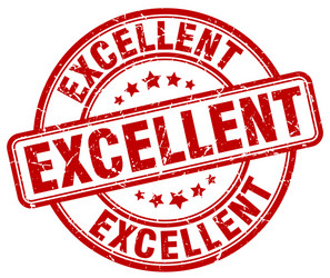 Excellent rubber stamp - eps10 Royalty Free Vector Image