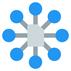 Identification of host networks through mapping Vector Image