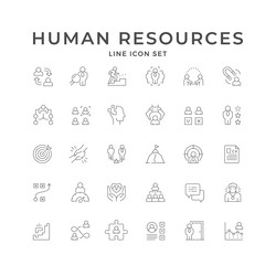 Human Resources Icon Set Vector Images (over 14,000)