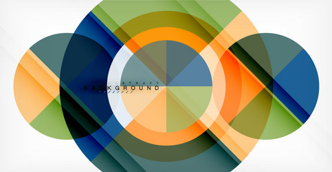 Circle abstract background Royalty Free Vector Image