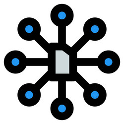 Identification of host networks through mapping Vector Image