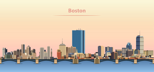 Boston Skyline Vector Images (over 380)