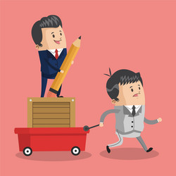 Man Pulling Cart Vector Images (over 220)