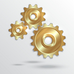Golden Cogs Vector Images (over 700)
