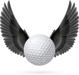 Flying ball Royalty Free Vector Image - VectorStock