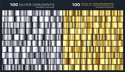 Set gold gradient texture Royalty Free Vector Image