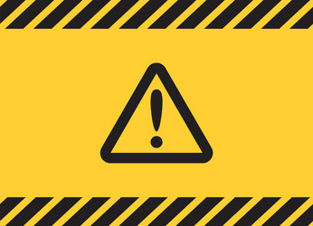 Caution triangle sign Royalty Free Vector Image
