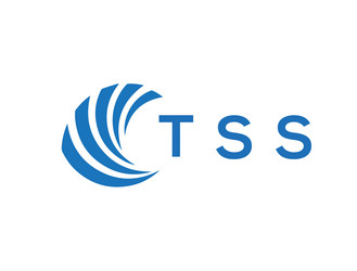 Tss letter logo design on white background Vector Image