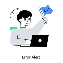 Downloading error Royalty Free Vector Image - VectorStock