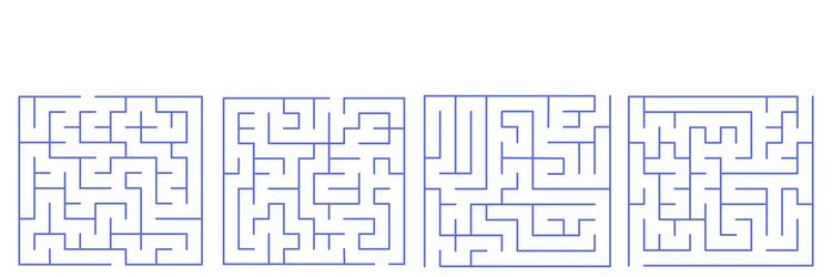 Maze or puzzle design game find the path Vector Image