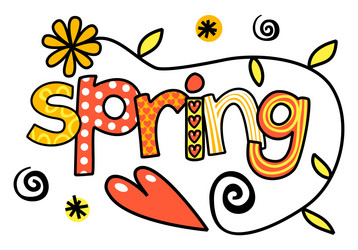 Spring Typography Lettering Vector Images (over 29,000)
