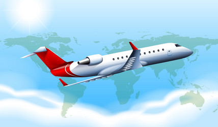 Plane background Royalty Free Vector Image - VectorStock