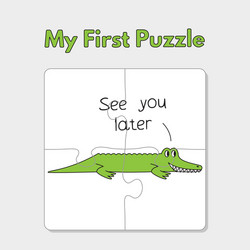 Alligator Flashcard Vector Images (over 110)
