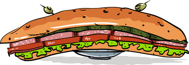Sandwich Quirky Cartoon Vector Images (73)