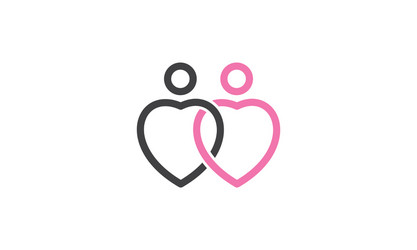 Double Heart Shape Vector Images (over 550)