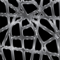 Decorative metal grid silver and gold pattern Vector Image