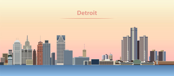 Detroit Skyline Vector Images (over 220)