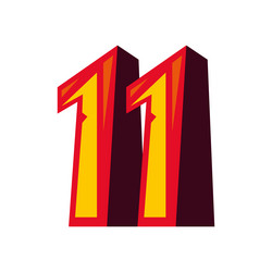 Number Eleven Vector Images (over 990)