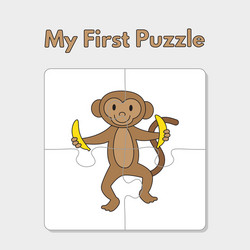 Monkey Flashcard Vector Images (over 140)