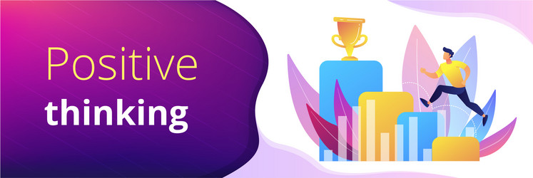 Business success concept banner header Royalty Free Vector