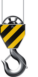 Lifting hook drawing Royalty Free Vector Image