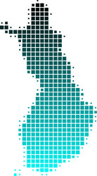 Map of finland Royalty Free Vector Image - VectorStock