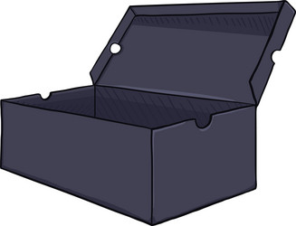 Set cartoon shoe boxes Royalty Free Vector Image