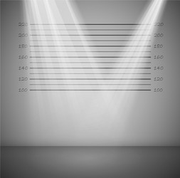 Police mugshotpolice lineup or mugshot background Vector Image