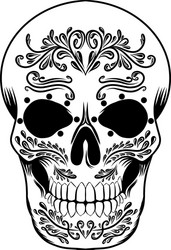 Candy Skull Vector Images (over 10,000)