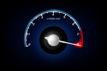 Speed meter book logo Royalty Free Vector Image