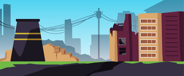 Destroyed City Cartoon Vector Images (over 620)