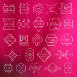 Label elements Royalty Free Vector Image - VectorStock