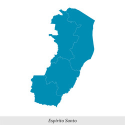 Map of amazonas is a state brazil Royalty Free Vector Image