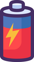 Flat outline metal waste nails icon Royalty Free Vector