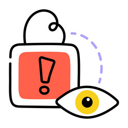 Security vision Royalty Free Vector Image - VectorStock