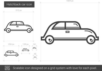 Line Drawing Hatchback Car Vector Images (over 110)