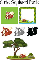 Squirrel Pack Vector Images (over 270)