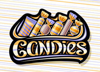 Logo for candy shop Royalty Free Vector Image - VectorStock