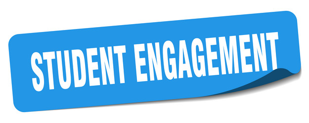 Student engagement sticker student engagement Vector Image
