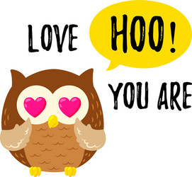 Cute cartoon owls template for printing Royalty Free Vector