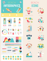 Travel infographic set Royalty Free Vector Image