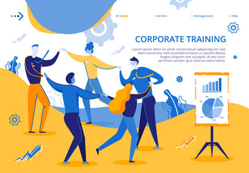 Cartoon recognition corporate congratulations Vector Image