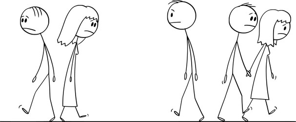 Sad Stick Figure People Clip Art