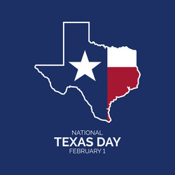National texas day poster Royalty Free Vector Image