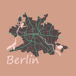 Berlin Street Map Vector Images (91)