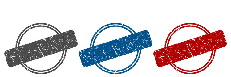 Blank stamp round grunge sign label Royalty Free Vector