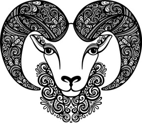 Tribal Sheep Tattoo Vector Images (90)