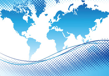 Map of world Royalty Free Vector Image - VectorStock