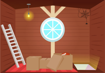 Attic Cartoon Interior Vector Images (over 350)