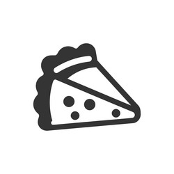 Pie slice icon Royalty Free Vector Image - VectorStock